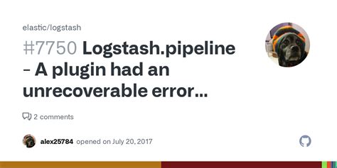 logstash pipeline a plugin had an unrecoverable error when folder is