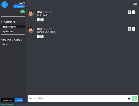 how to build a discord clone using dead simple chat