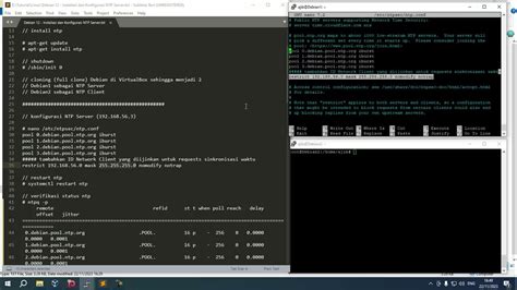 Installasi Dan Konfigurasi Ntp Server Pada Debian Youtube
