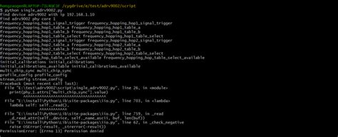 Permissionerror [errno 13] Permission Denied When Using Pyadi Iio Q