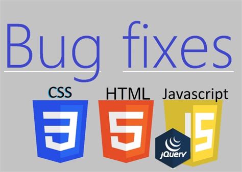 fix bugs javascript html css by brianlist fiverr