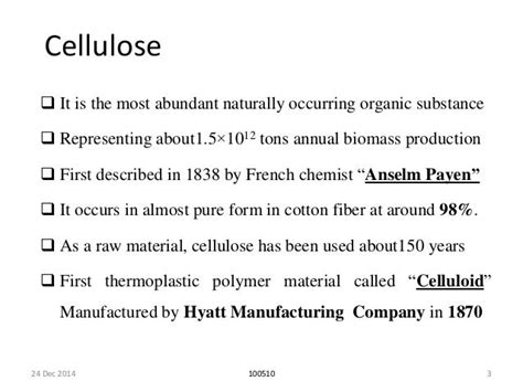 Cellulose And Its Properties
