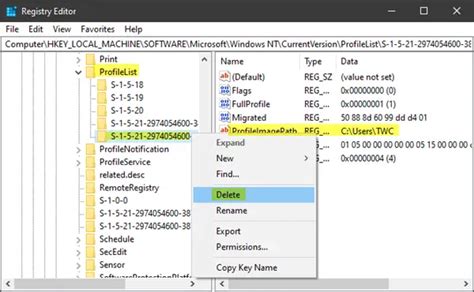 Windows 11 Delete User Profile