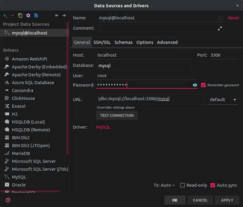 using docker to run mysql server in your development