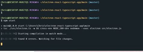 create your first react electron desktop app with typescript
