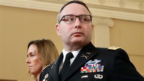 Alexander Vindman Army Officer Who Testified Against Trump Escorted