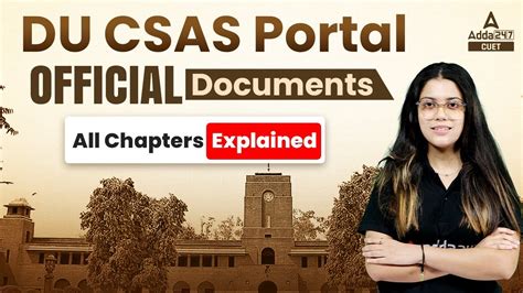 Du Csas Portal 2022 Delhi University Admission 2022 Csas Portal