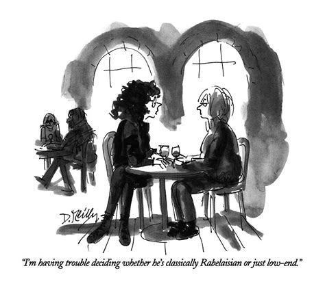 Im Having Trouble Deciding Whether Hes Drawing By Donald Reilly