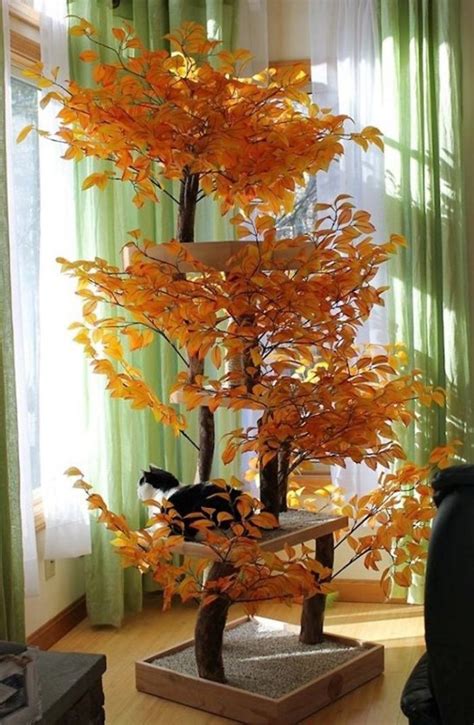 Indoor Cat Towers Made From Real Trees Are Absolutely Stunning Catlov