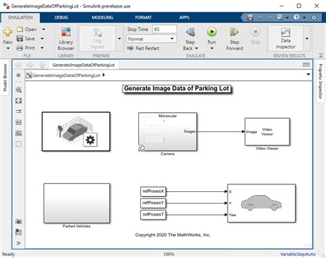 develop visual slam algorithm using unreal engine simulation matlab