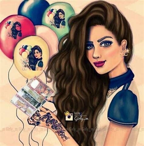 Nor Syafiqah Girly M Girly Girl Girl Cartoon Cartoon Art Sarra Art