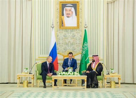 محمد بن سلمان وبوتين يبحثان في الرياض التعاون وتطوير العلاقات الدولية