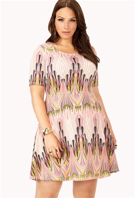 Retro Skater Dress Forever 21 Plus Size Skater Dress Dresses Plus