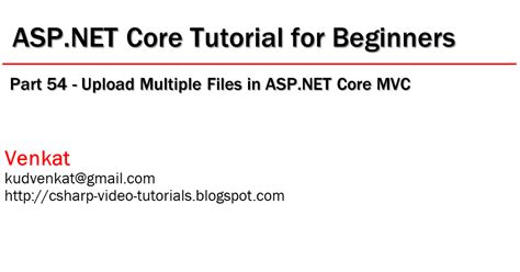 sql server and c video tutorial upload multiple