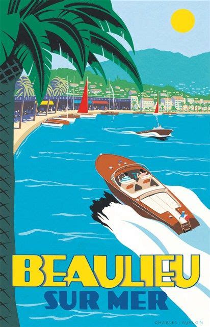 La Cote Française Spend In Vintage Travel Posters Retro Travel
