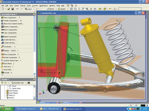 constraining a spring autodesk community