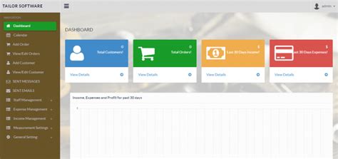 tailor management system in php mysql free source code sourcecodester
