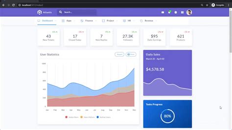 flask dashboard atlantis pro admin panel coded in flask appseed