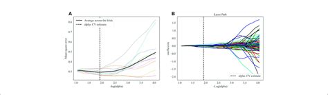 lasso algorithm for radiomics features selection a mean square