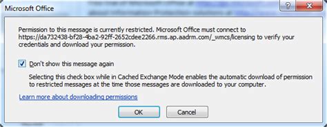sending viewing confidential email with microsoft outlook 2010