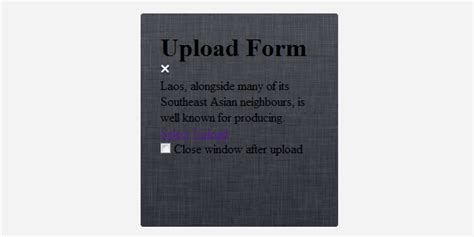 how to create an upload form using jquery css3 html5 and php designmodo