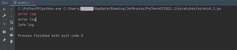 python how can info and debug logging message be sent to stdout and
