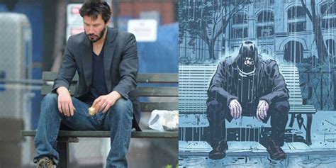 Keanu Reeves Recreated The Sad Keanu Meme For His Comic