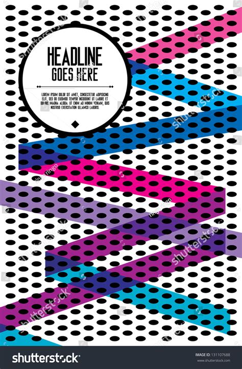 Print Vector Poster Design Template Layout Vector De Stock Libre De