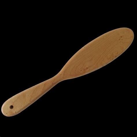 Birdseye Maple Wood Otk Spanking Paddle Brush Size Etsy
