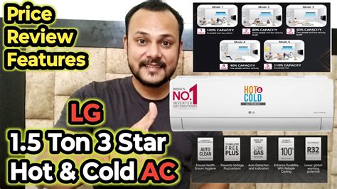 Lg 1 5 Ton 3 Star Hot And Cold 5 In 1 Super Convertible Cooling 4 Way