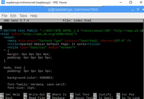 how to setup webserver on raspberry pi and host a
