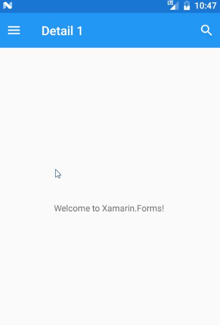 android adding a search bar in the toolbar of a navigationpage in
