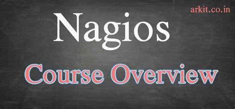 nagios certified professional course overview arkit