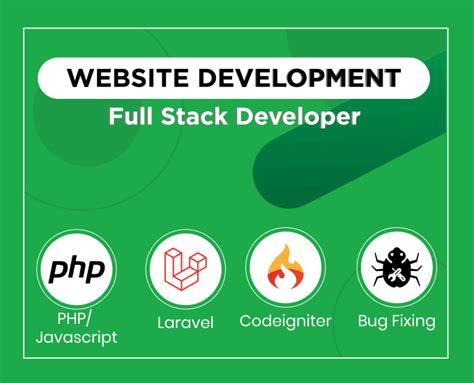 be your web developer in core php laravel and codeigniter by web cubes