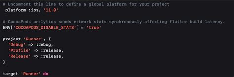 flutter cannot build ios xcode issues pod issues stack overflow