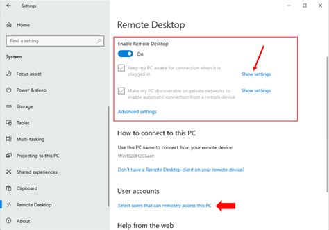 How To Enable Or Disable Remote Desktop Access In Windows 10 Device