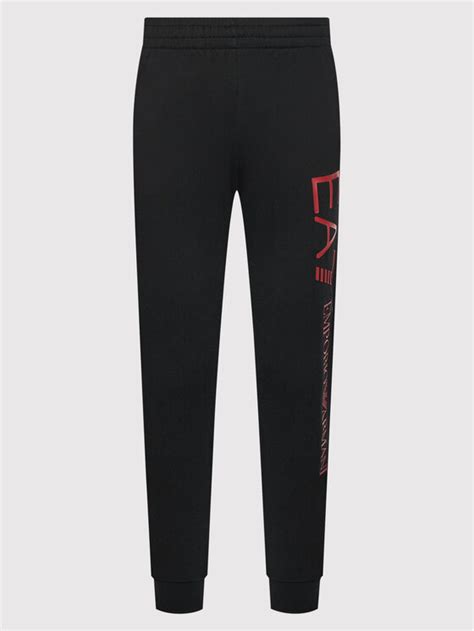 Ea7 Emporio Armani Spodnie Dresowe 8nppc1 Pj05z 1208 Czarny Regular Fit