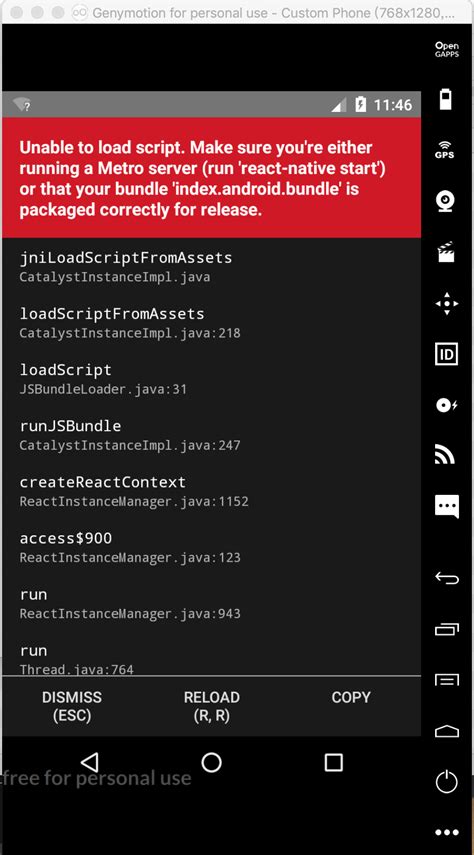 react native run the app in genymotion android emulator coder blog