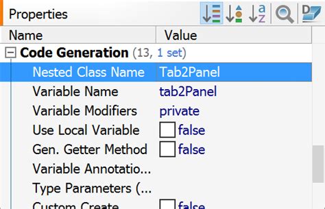 nested classes jformdesigner java swing gui designer