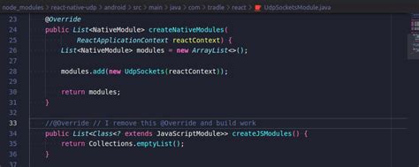 error method does not override or implement a method from a supertype