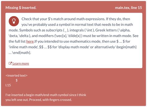 tips and tricks for troubleshooting latex overleaf online latex editor