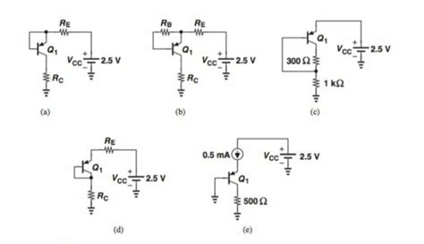Solved Determine The Region Of Operation Of Q1 In Each Of