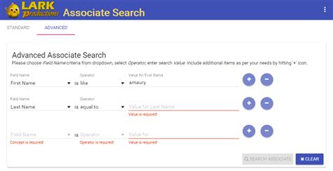 designing basic and advanced dynamic search forms using