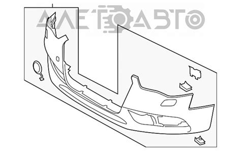 Бампер передний голый Audi A4 B8 13 16 рест 8k0 807 065 A Gru купить