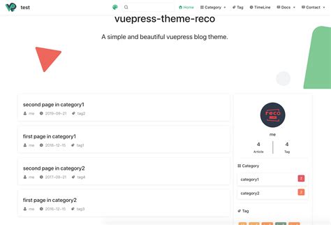 vuepress使用指南 reco vuepress reco csdn博客