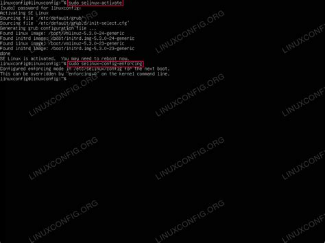 how to disable enable selinux on ubuntu 20 04 focal fossa