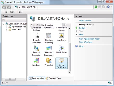 create csr microsoft iis 7 0 and iis 8 0