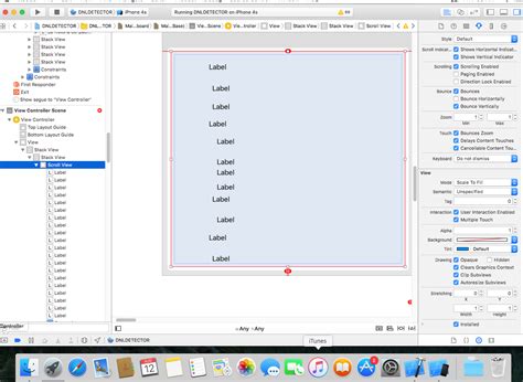 ios the scrollview resets is position when i scroll down vertically