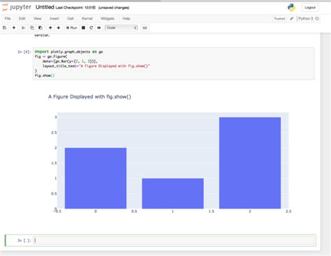 【plotlyの使い方】 jupyter notebookでグラフを作る一番簡単な例を紹介します mickey s life