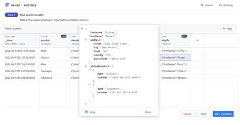 sql based transformations and json columns in imply polaris imply
